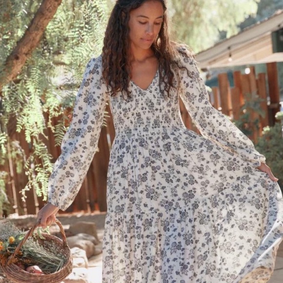 Christy Dawn | Dresses | Christy Dawn Aimee Dress Xs S In Navy Vine ...